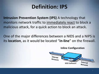 Intrusion prevension | PPSX | Information and Network Security | Computing