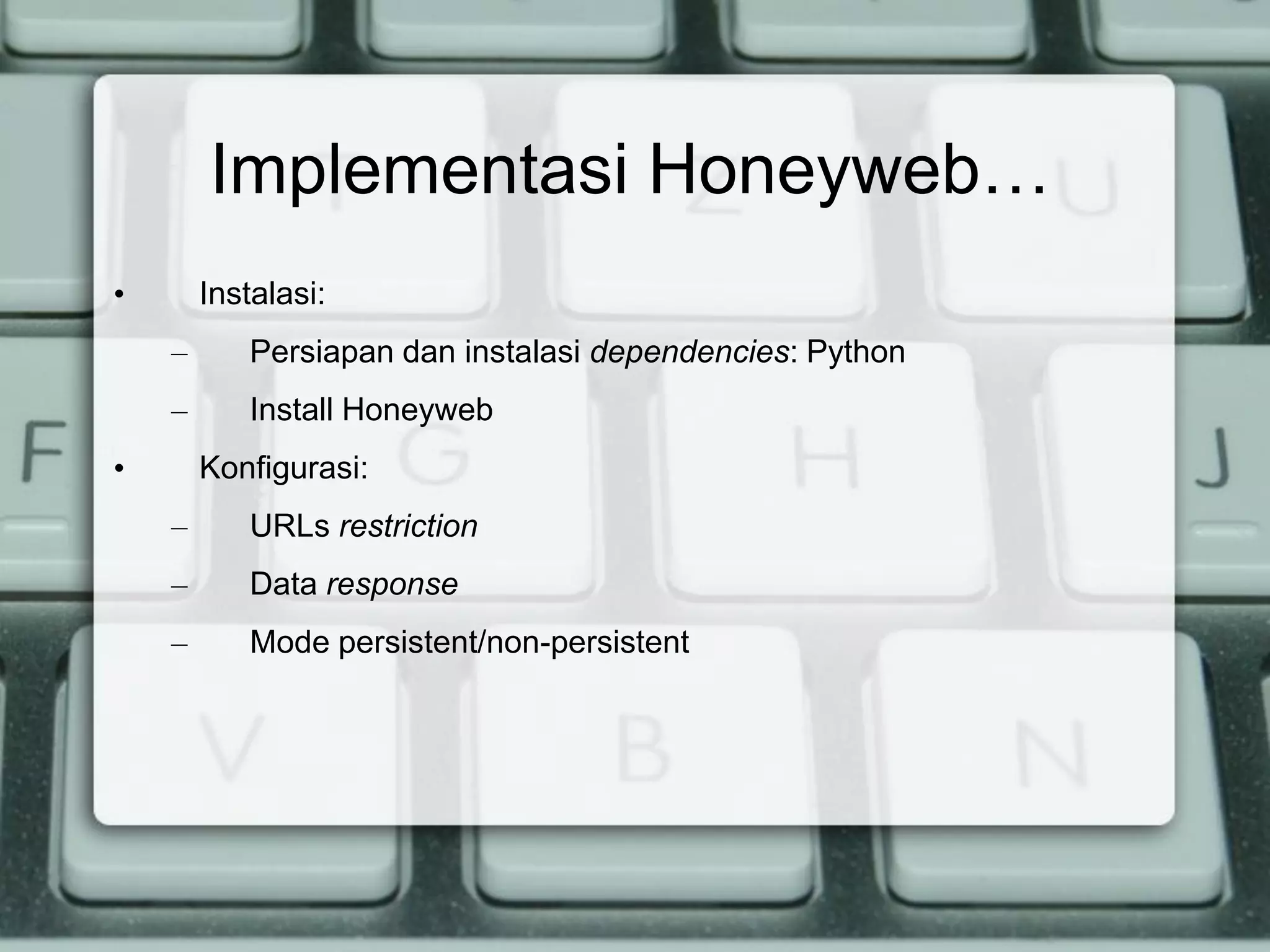Intrusion Prevention Honeypot System | PPT