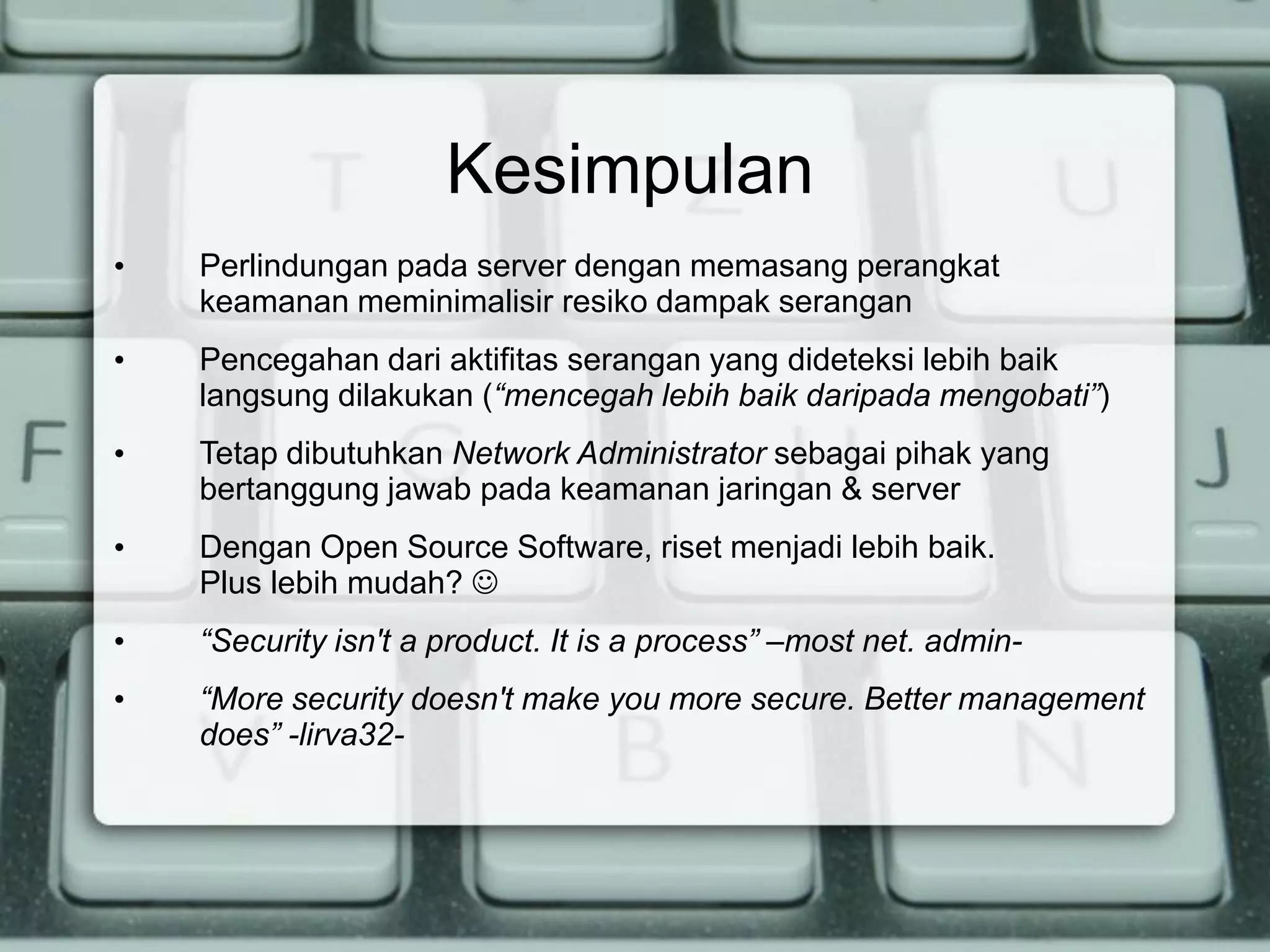 Intrusion Prevention Honeypot System Ppt