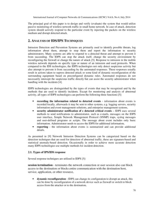 Intrusion preventionintrusion detection | PDF