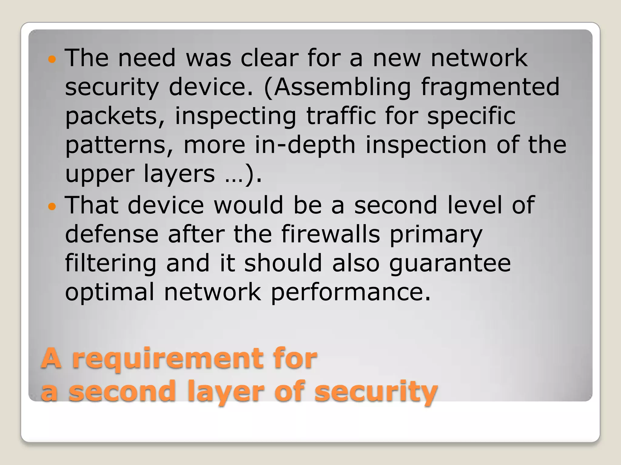 Intrusion prevention systems | PPTX
