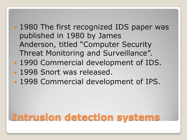 Intrusion prevention systems | PPTX | Internet | Computing