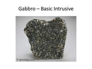 Tectonics: Intrusive Igneous Features | PPTX