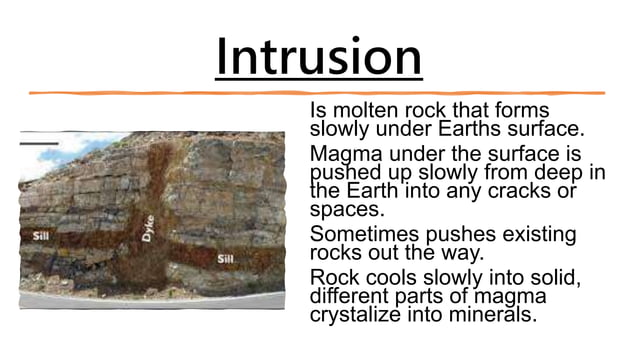 Intrusive igneous rock | PPTX | Geology | Science