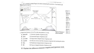 Intrusive igneous rock | PPTX
