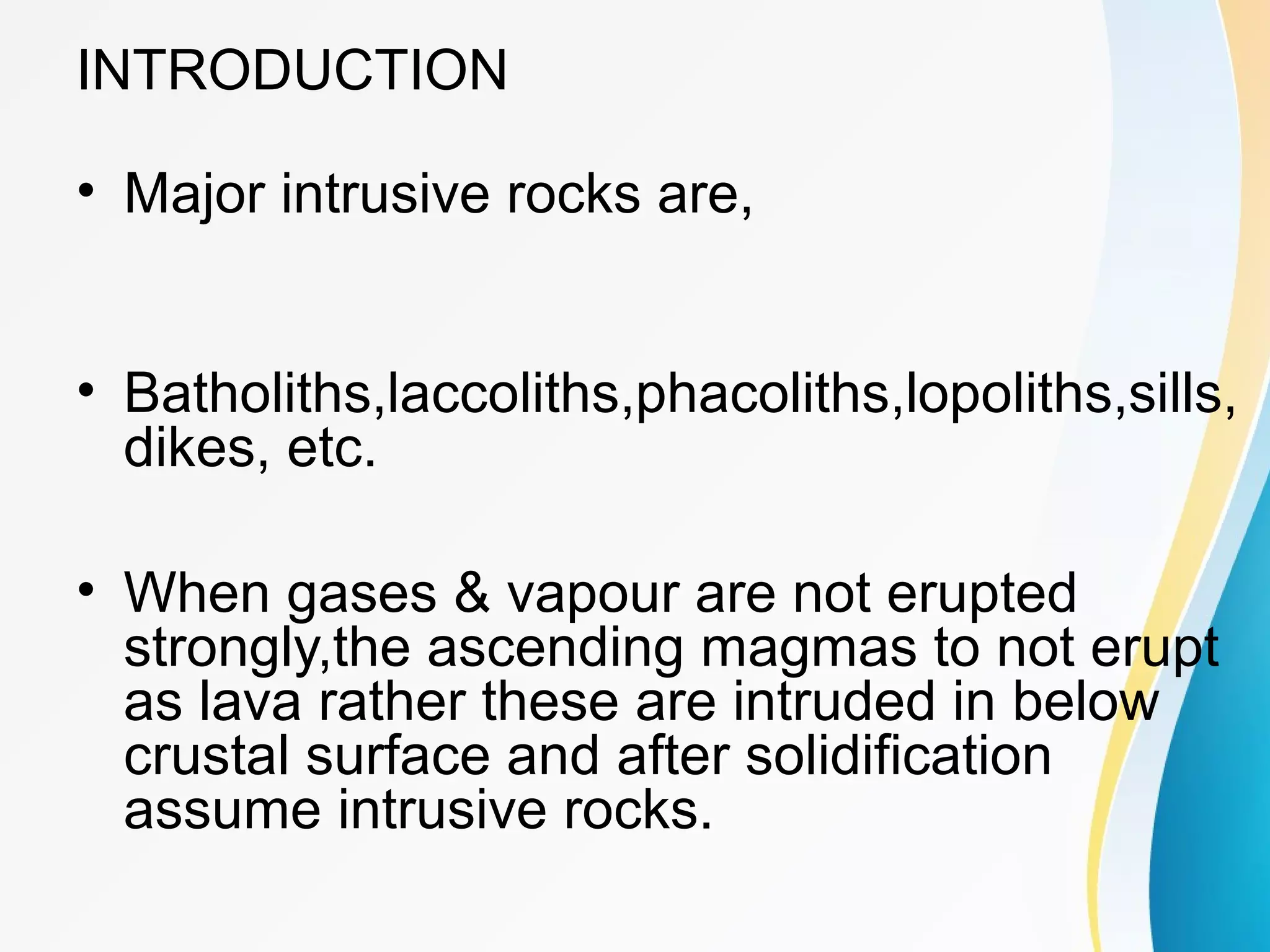 Intrusive topography | PPT