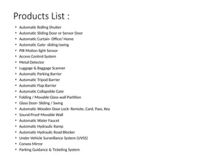 InTrust Bd Company Profile, Best Automation Company in Bangladesh | PPT