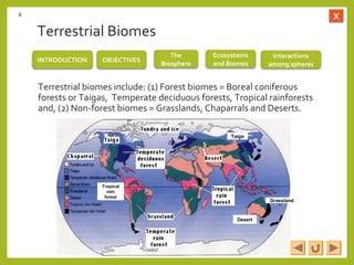Integrated Science M4 terrestrial environment | PPT