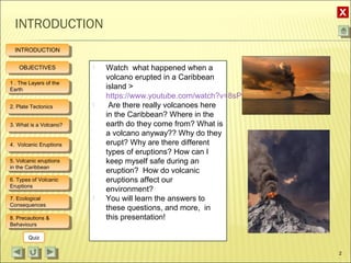 Integrated Science M4 Volcanoes | PPT