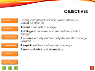 Integrated Science M5 Energy Transfer | PPT