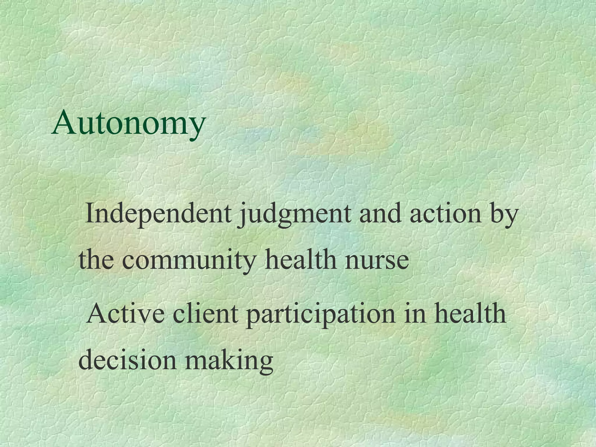 introduction to community health nursing | PPT