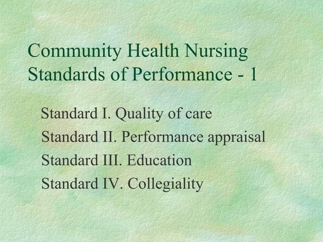 introduction to community health nursing | PPT | Parenting Babies and ...
