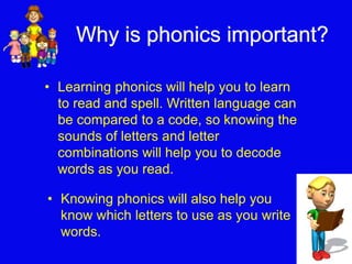 Introduction to phonics for teachers | PPTX