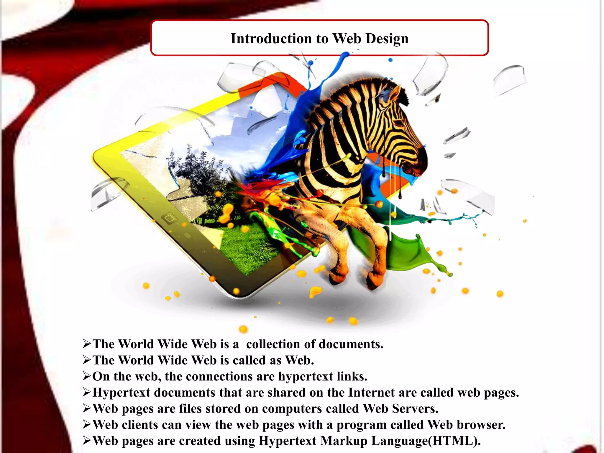 Introduction to Web Design - R.D.Sivakumar | PPT