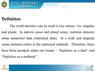 introduction of statistics 1.presentation | PPT