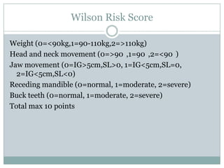 Intubasi sulit pr dr danu1 | PPTX