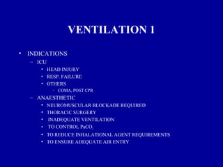 Intubation and ventilation | PPT