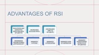 INTUBATION DR.MANISHA(RSI & DSI).pptx ppt | PPTX
