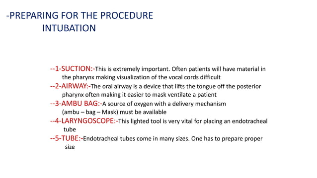 Intubation part 1. | PPTX