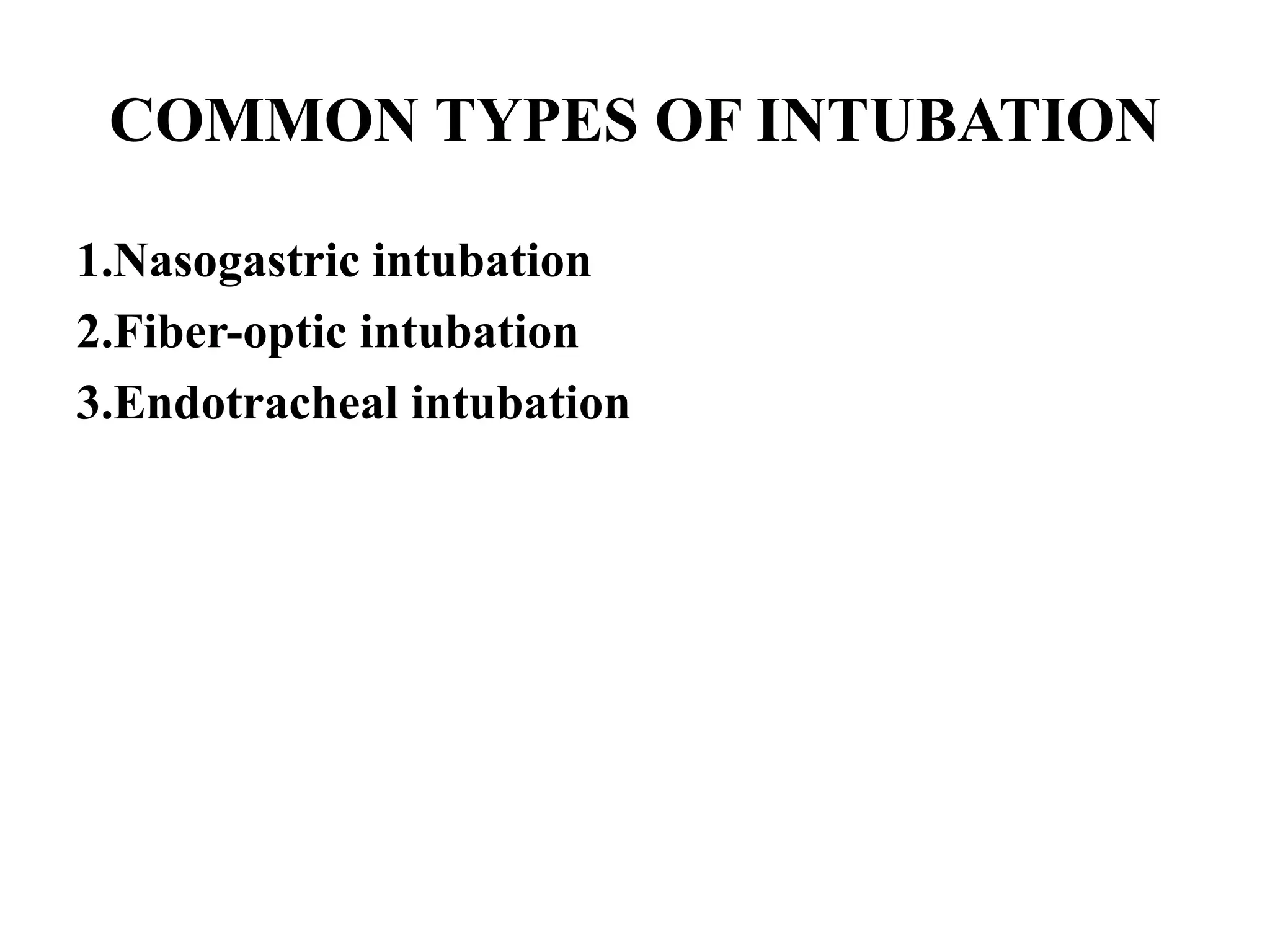 Intubation ppt | PPTX