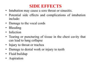 Intubation ppt | PPTX