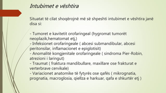 Intubimi endotrakeal | PPTX