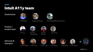 A11y Meetup: Raising Accessibility Awareness at Intuit | PPT