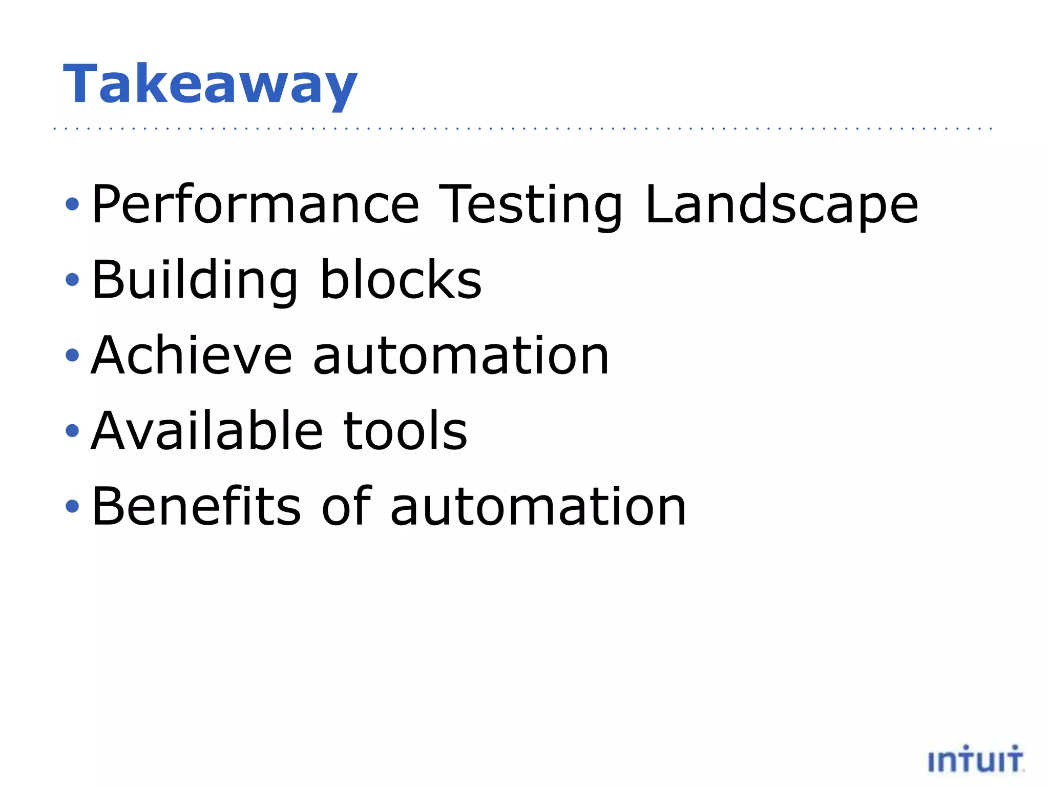 2013 - SVCC - Intuit continuous performance testing | PPTX