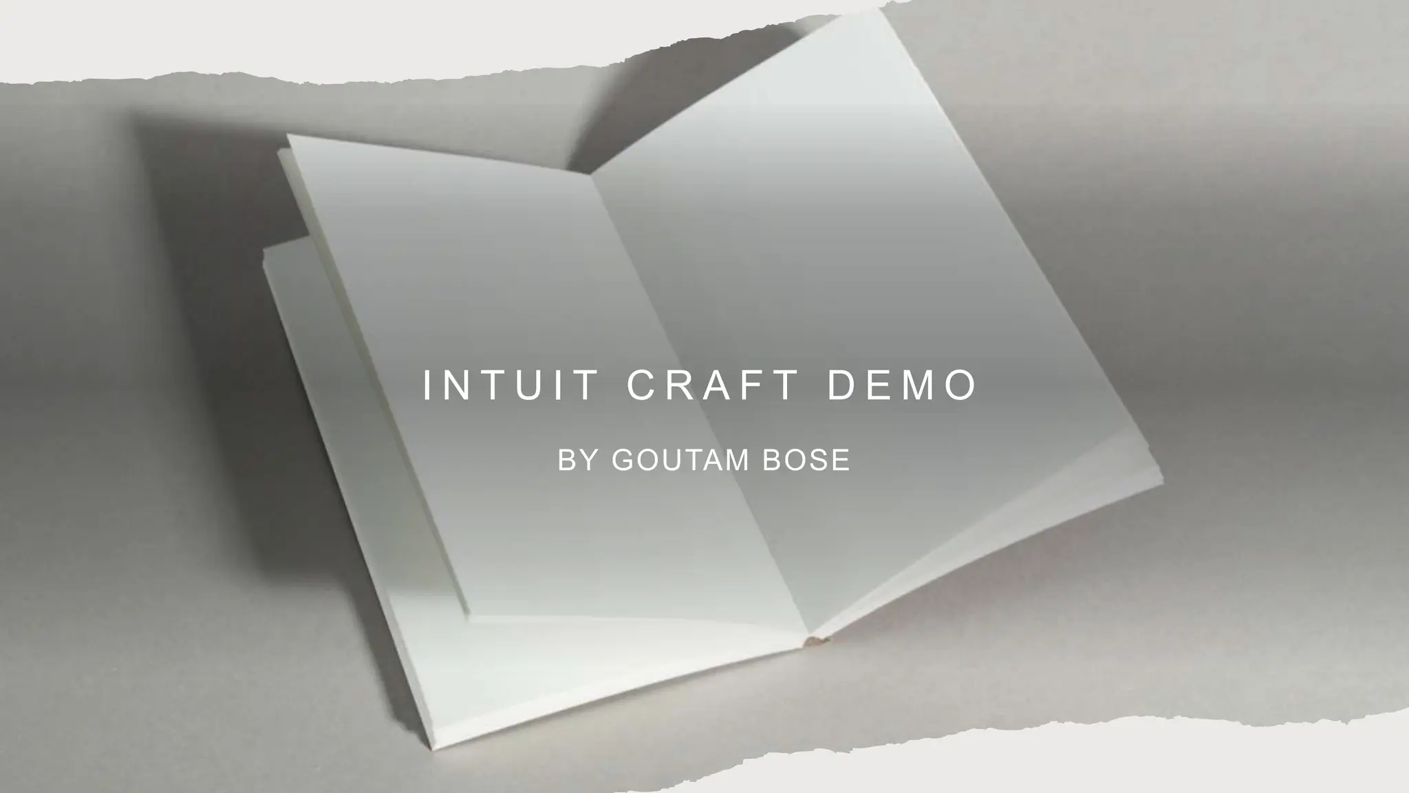 Intuit CRAFT demonstration presentation for sde | PPTX