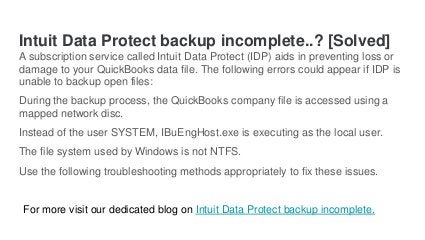 Intuit Data Protect backup incomplete.pptx