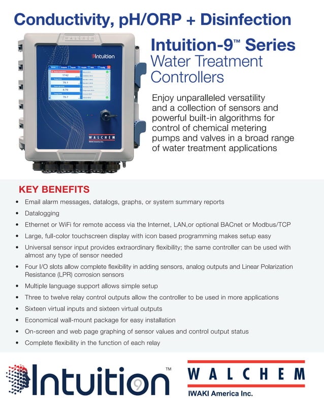 Intuition-9™ Series Water Treatment Controllers Brochure | PDF