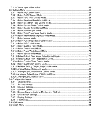 Intuition 6 Water Treatment Controller Manual | PDF