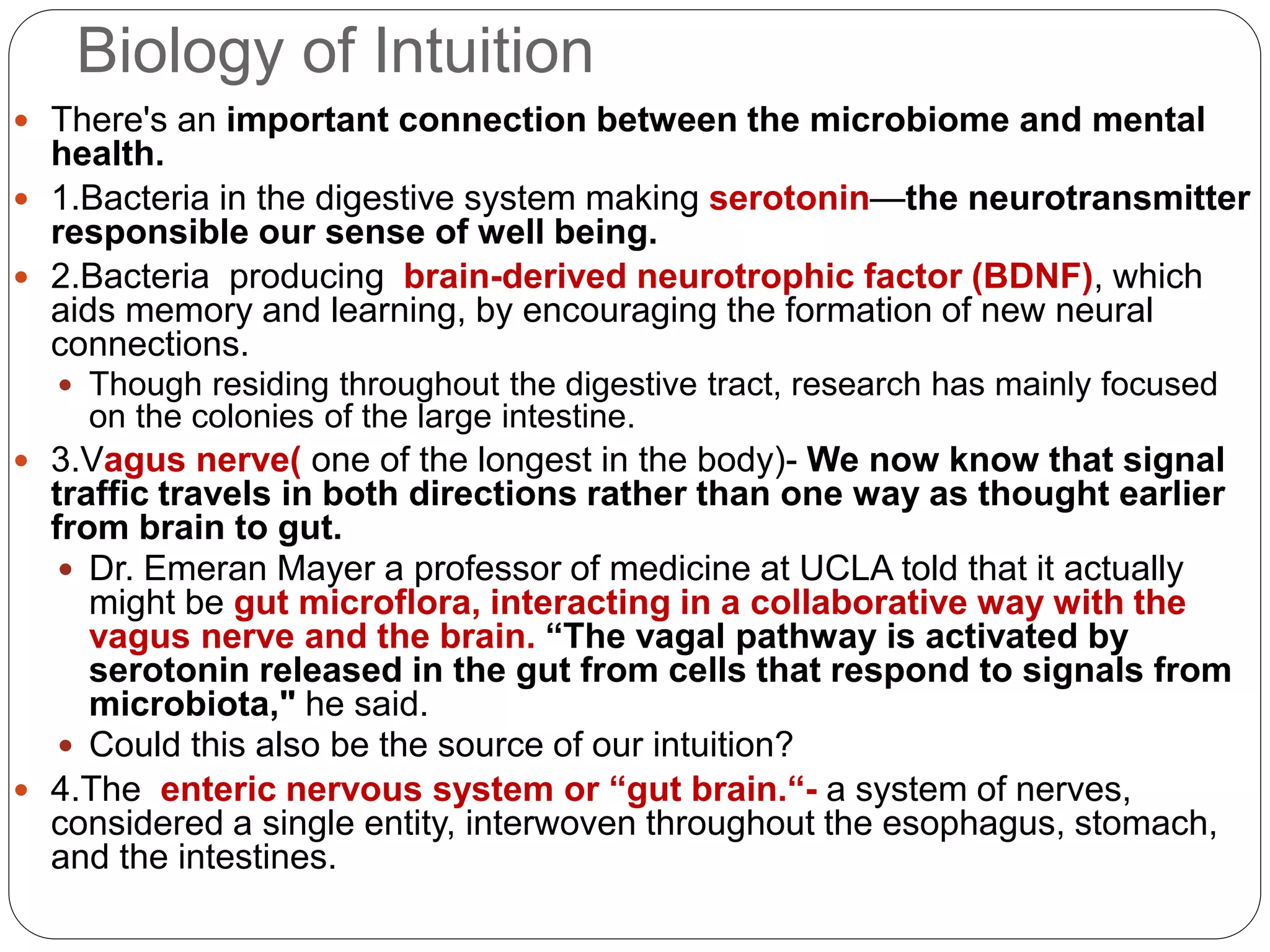 Intuition and guts | PPTX