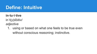 Intuition Factors | PPT