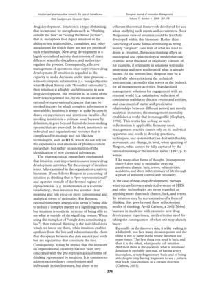 Intuition In Pharmaceutical R&D | PDF