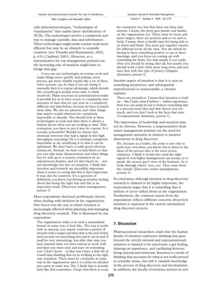 Intuition In Pharmaceutical R&D | PDF