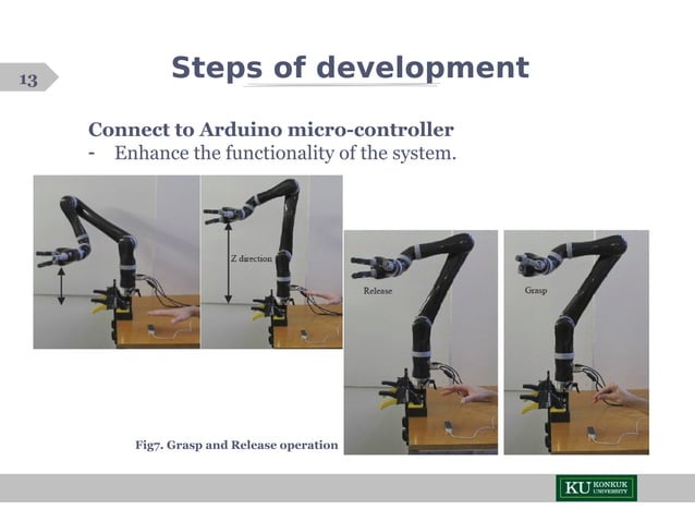 Intuitive and adaptive robotics arm manipulation using lmc | PPT