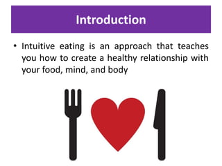 Intuitive eating | PPTX