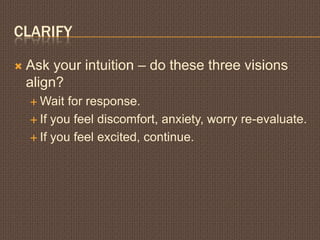 Intuitive goal setting | PPTX