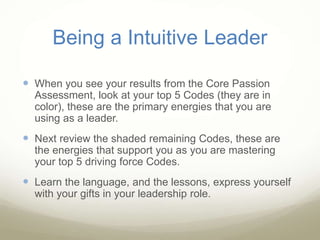 Intuitive leadership assessment 2019 | PPT