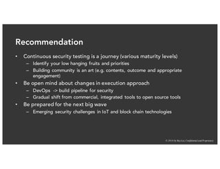 Continuous Security Testing | PDF