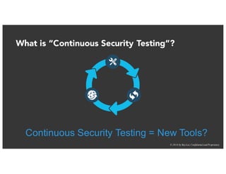 Continuous Security Testing | PDF