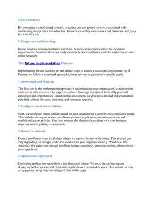 Intune implementation.pdf - IT Partner o365hq | PDF