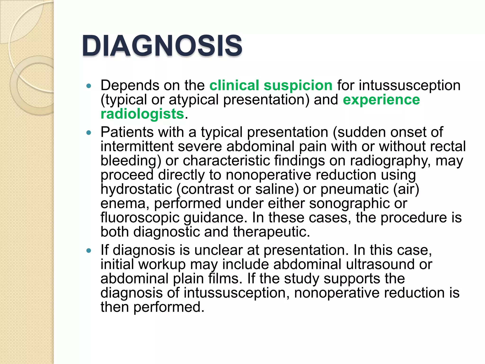 Intussusception in children | PPTX