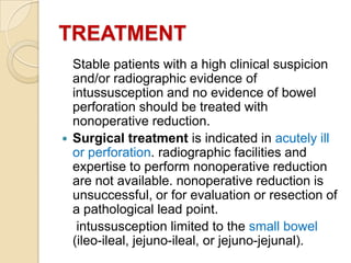 Intussusception in children | PPTX