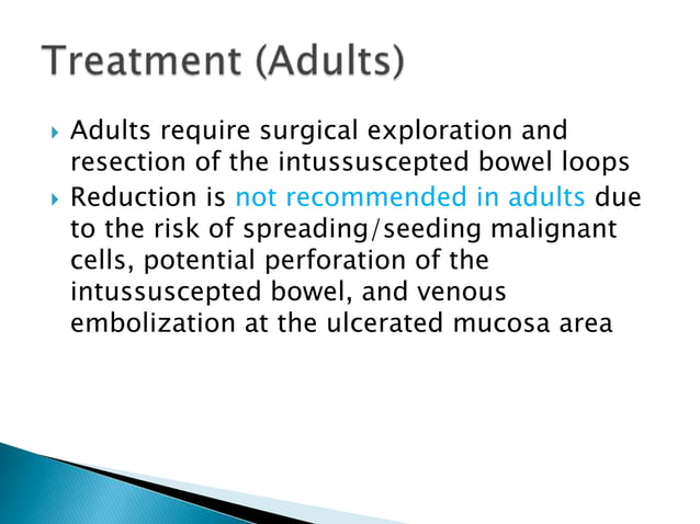 Intussusception