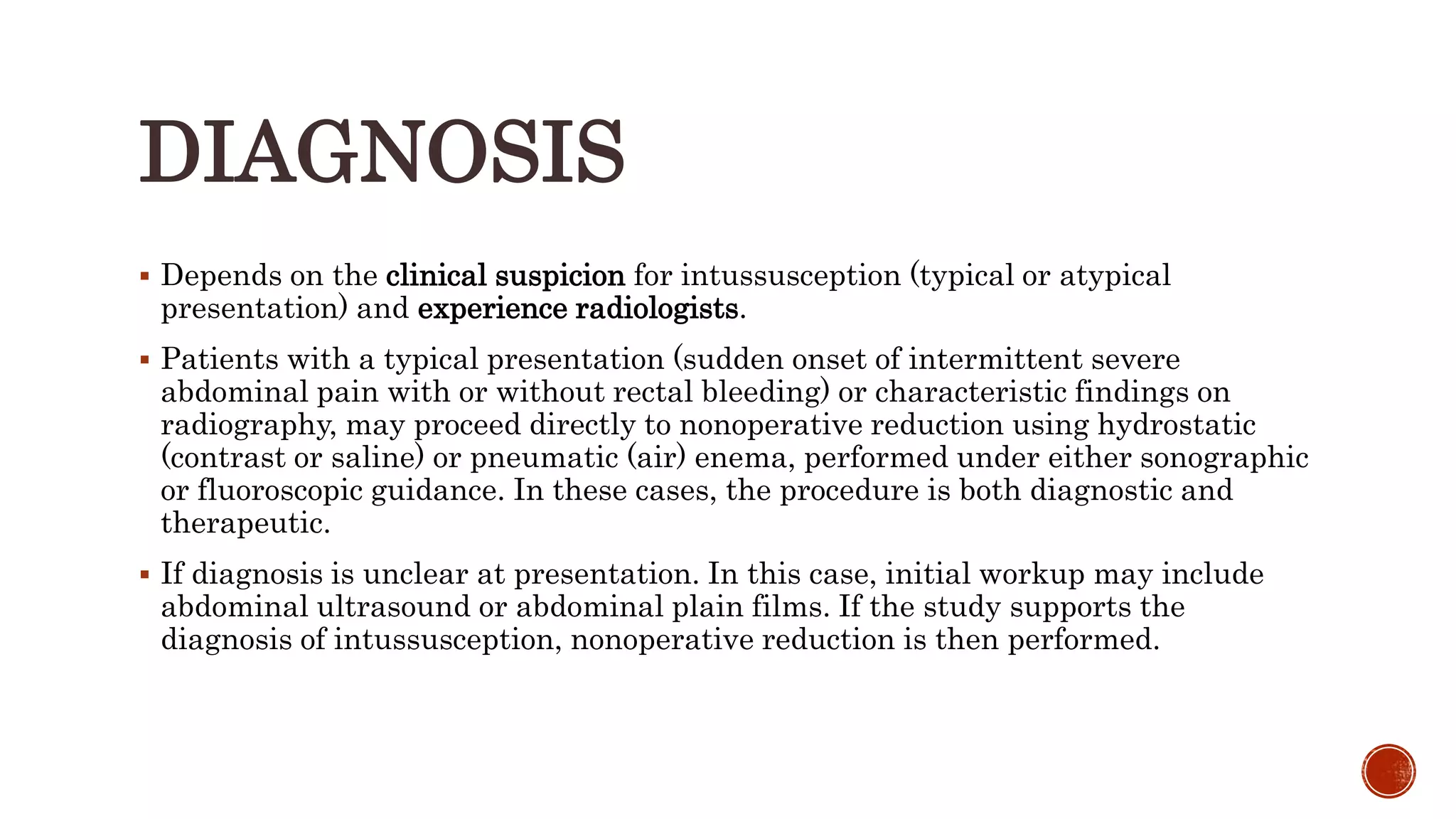 Intussusception | PPTX