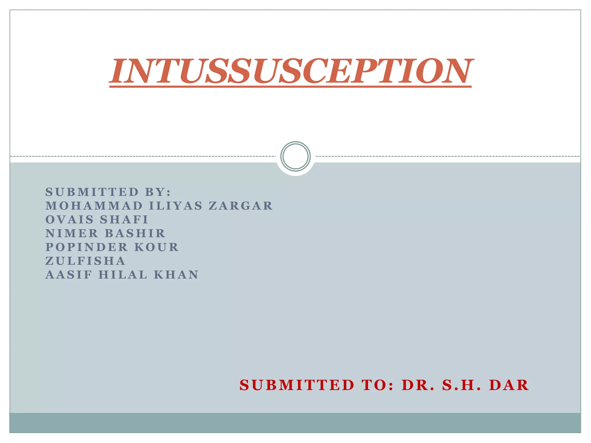 Intussusception in cattle | PPT