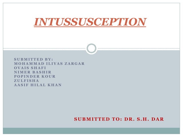 Intussusception in cattle | PPTX | Digestive Disorders | Diseases and ...