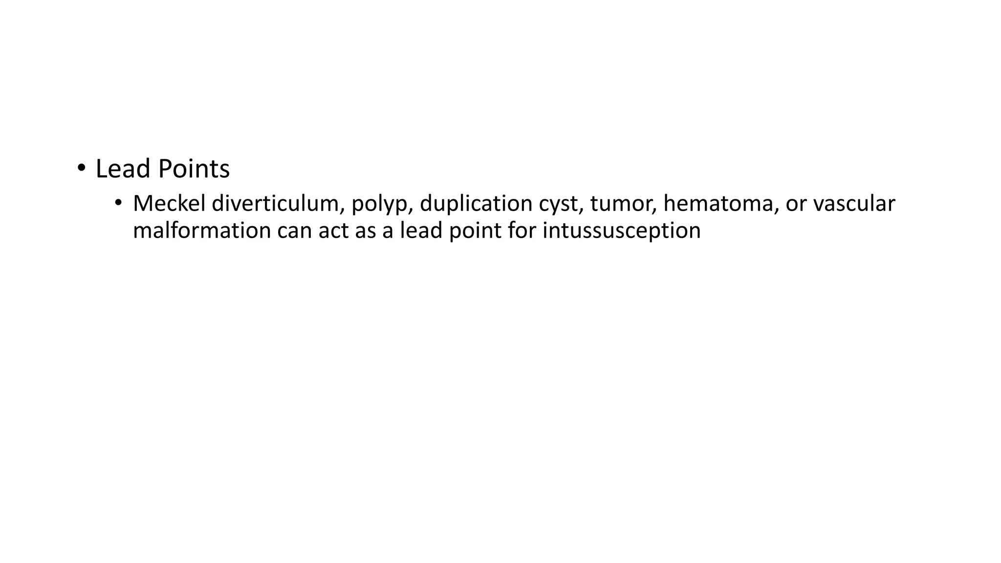Intussusception - A Comprehensive Presentation | PPTX